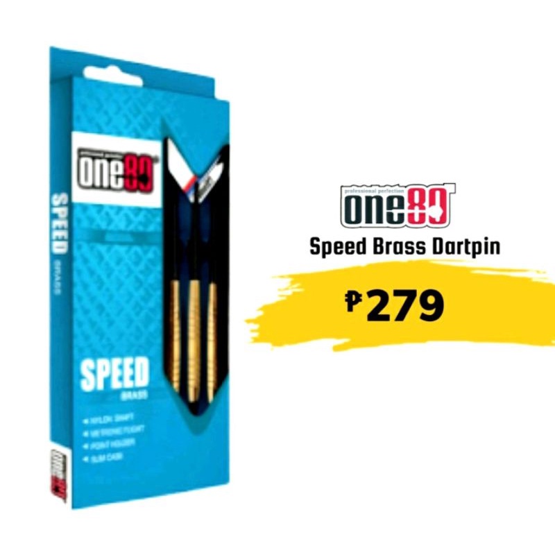 One80 Speed Dartpins Set of 3 Brass | Shopee Philippines