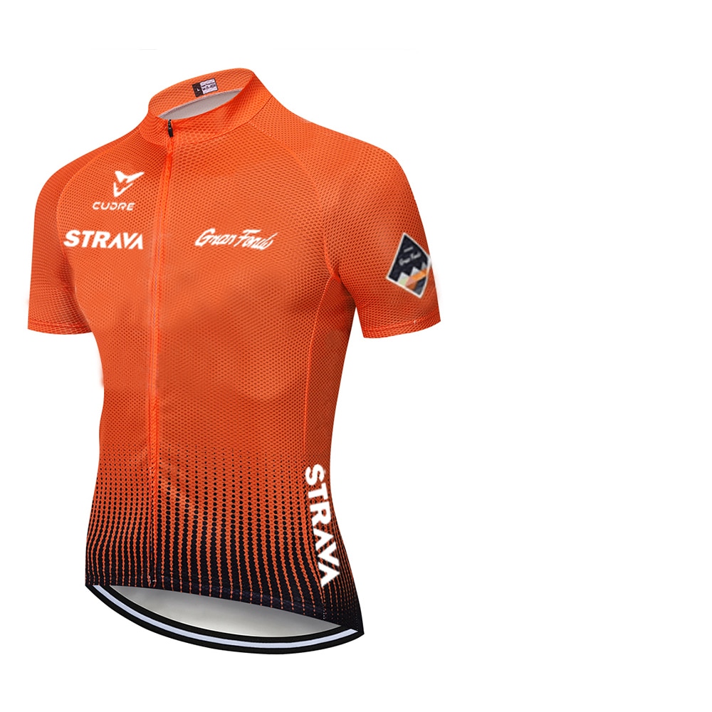 New STRAVA Men Short Sleeve Cycling Jerseys Bike Outdoor Clothing ...