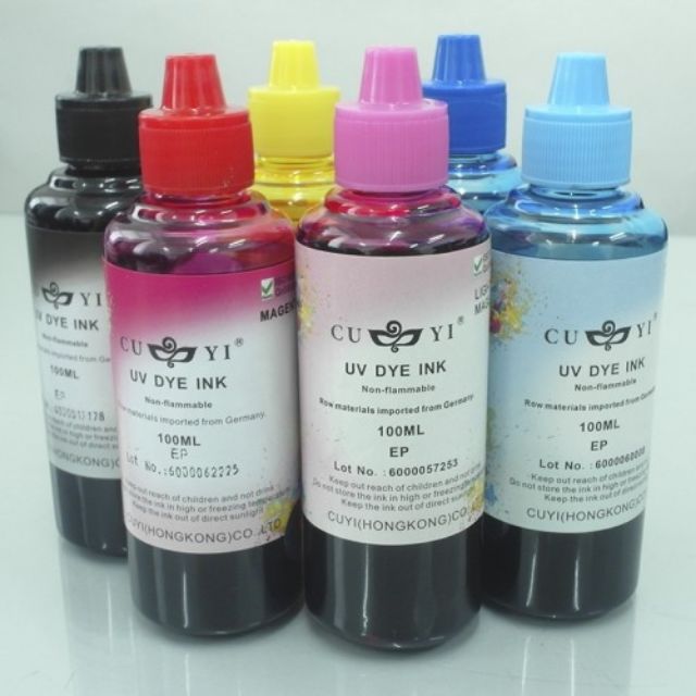 uv dye ink for inkjet printer 6color (each) | Shopee Philippines