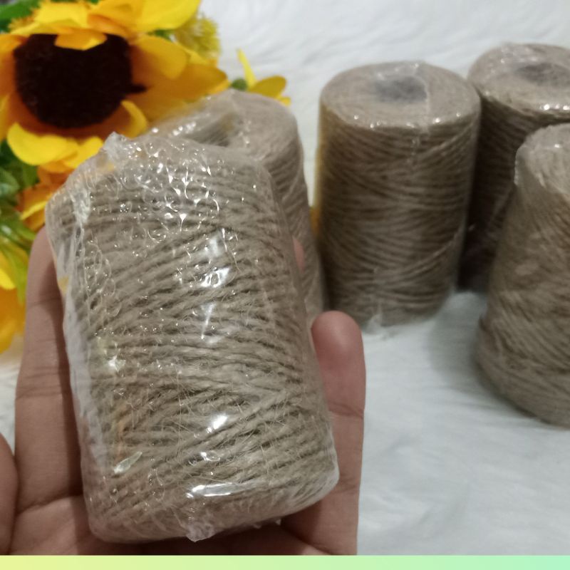 Jute strings/Jute twine for crafts/48m(157ft per roll) | Shopee Philippines