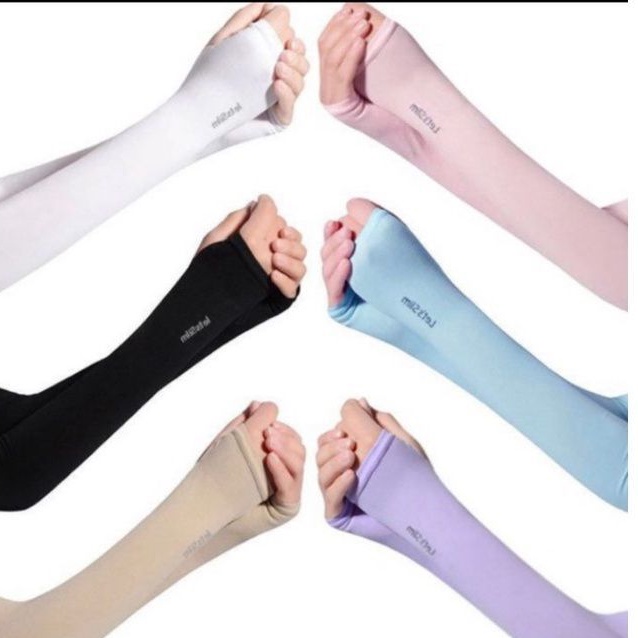 UV-protection arm sun sleeves compression UV cut cool wristlet | Shopee ...