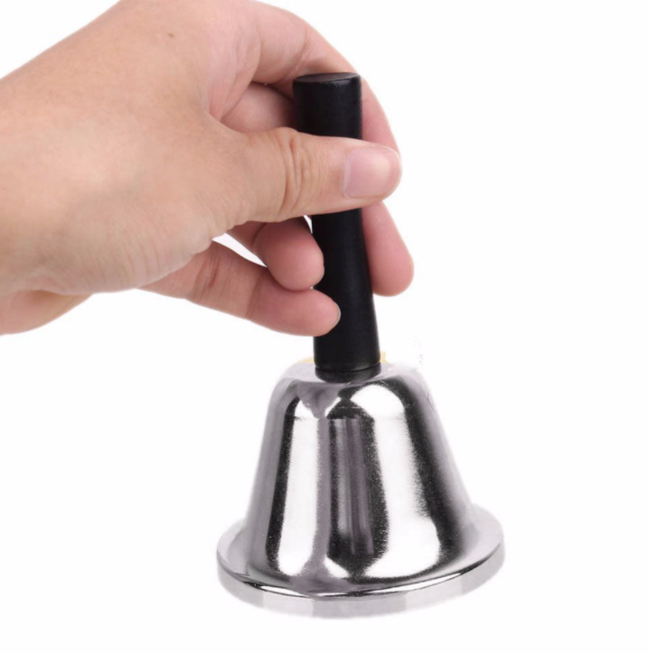 Silver Hand Held Bells Call Jingle Bells | Shopee Philippines