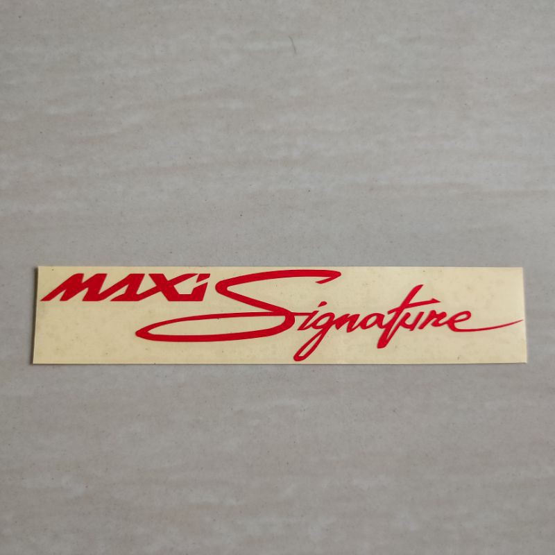 maxi signature lexi nmax aerox xmax sticker | Shopee Philippines