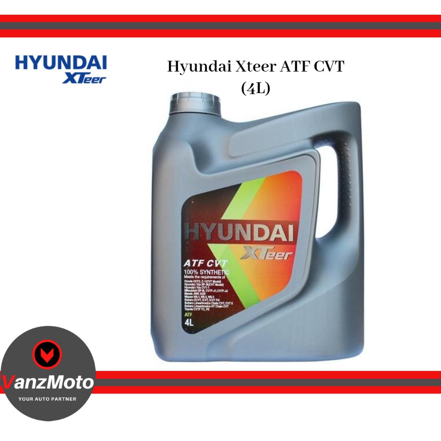Hyundai Xteer ATF CVT ( 4 Liters) | Shopee Philippines