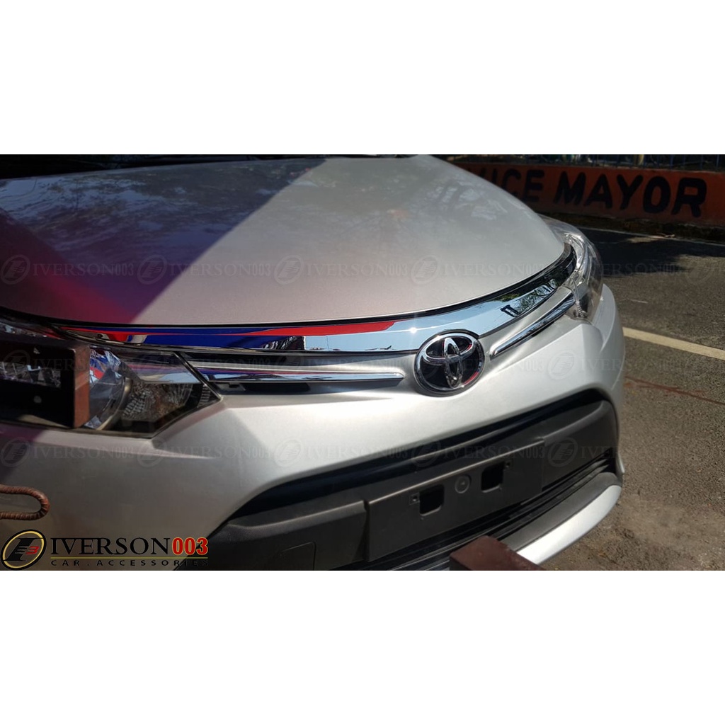 Chrome Hood Lip and Trunk Lid for Toyota Vios 2014 to 2017 | Shopee ...