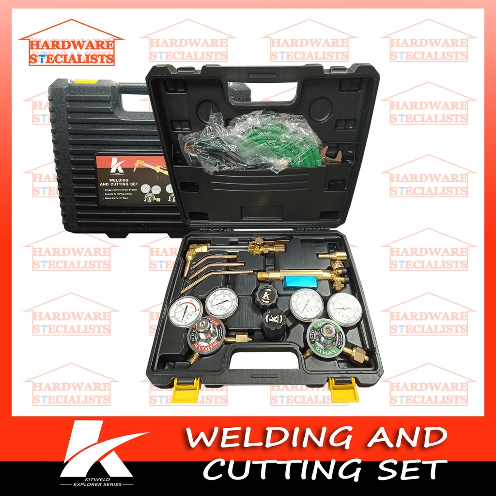 Welding and Cutting Outfit Set Kitweld (Harris Type) | Shopee Philippines
