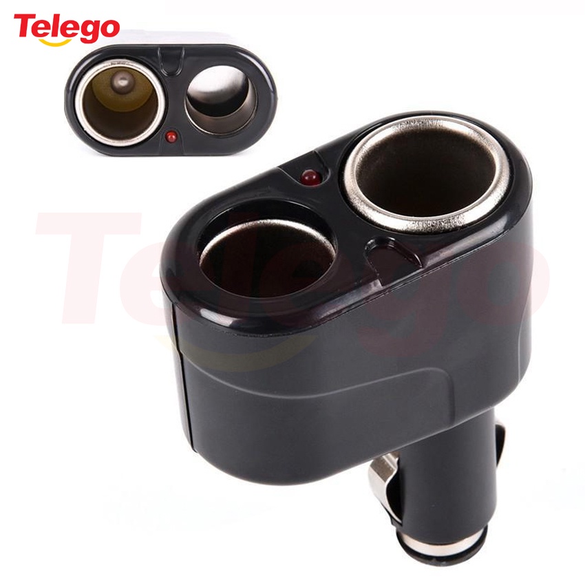Telego MOONBIFFY Dual Car Charger Socket Splitter 12V Car Socket Double ...