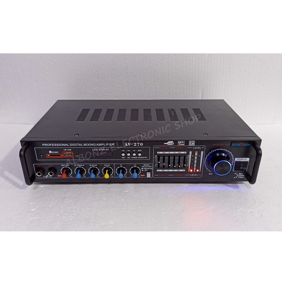 Joson Mars Professional Power Amplifier with Equalizer/FM/USB/SD/BT ...