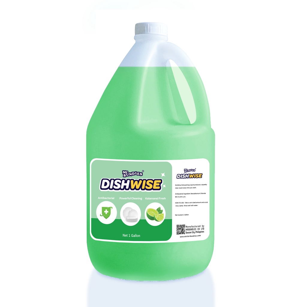 MrBundles DishWise Kalamansi Anti-Bacterial Dishwashing Liquid Gallon | Shopee Philippines