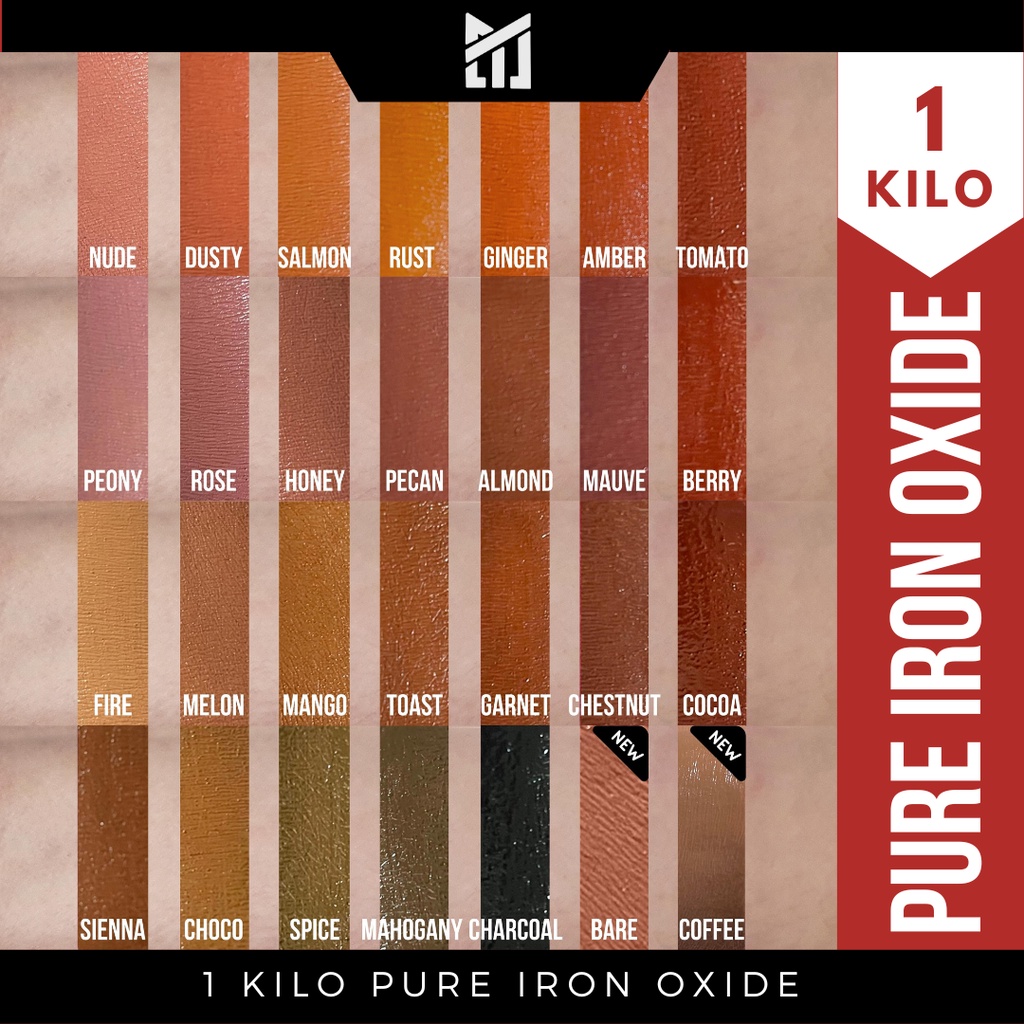 1 kilo Pure Iron Oxides for Cosmetics Colorant | Shopee Philippines