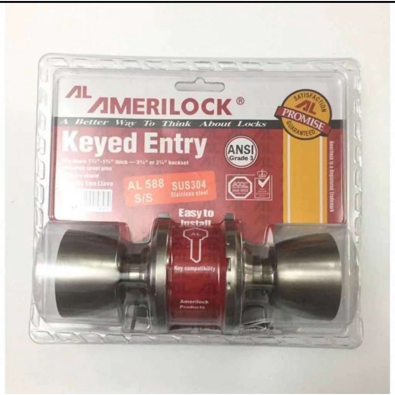 Amerilock Heavy duty Quality Doorknob and Deadbolt / doorlock ...