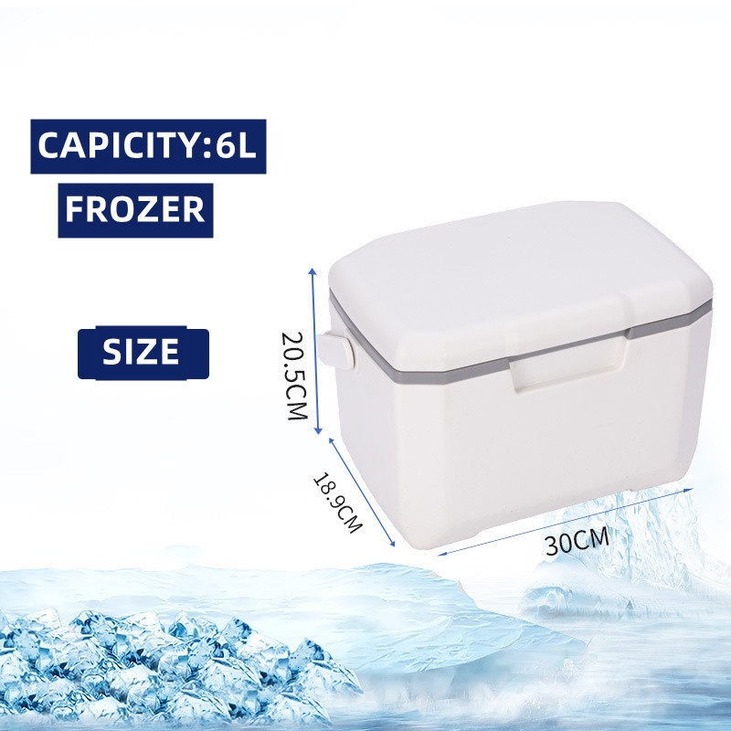 Outdoor Ice Box Cooler Chest Insulated 6L for Camping Picnic Finishing ...