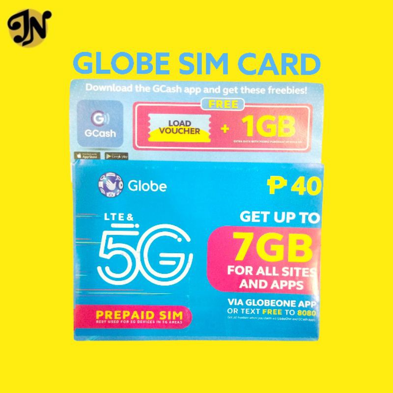 GLOBE 5G Sim Card Regular Sim Card | Shopee Philippines