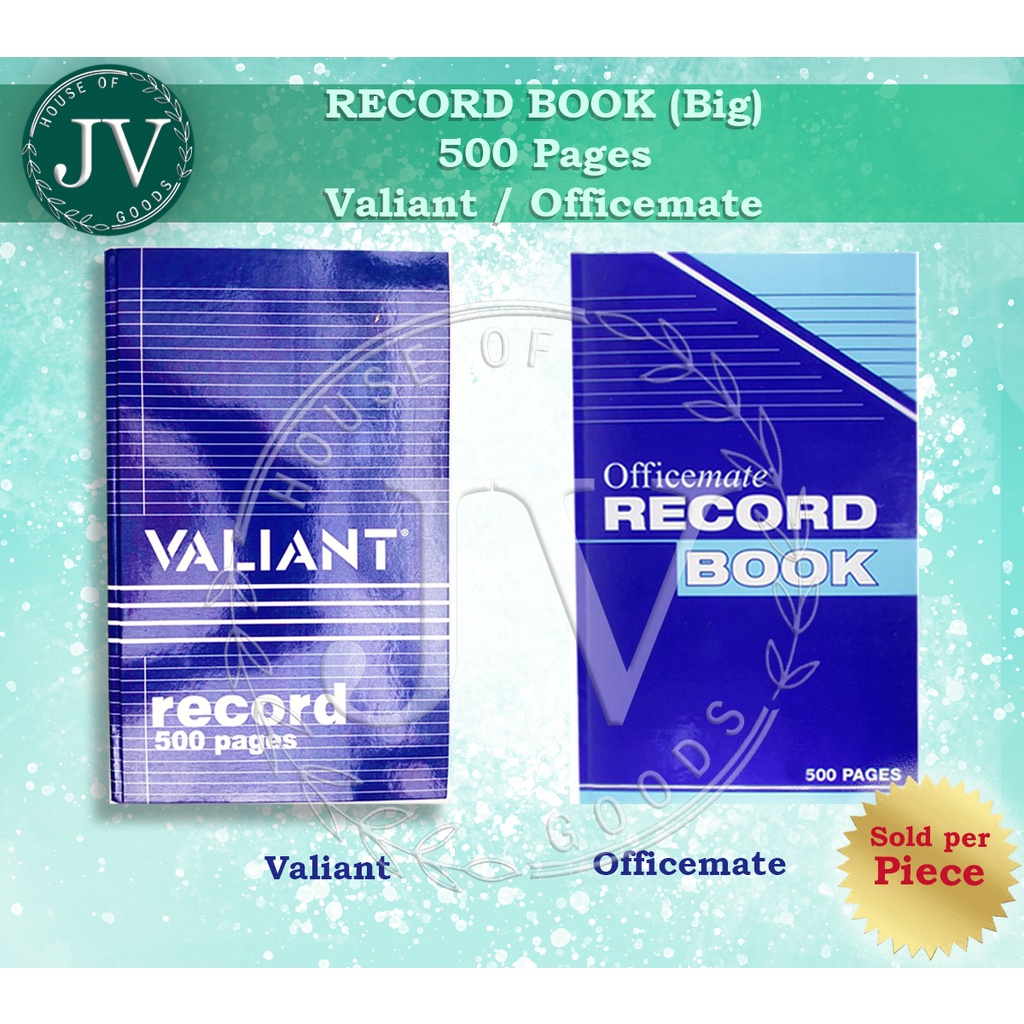 Record Book Big 300pp/500p/200p/150p 1pc | Shopee Philippines