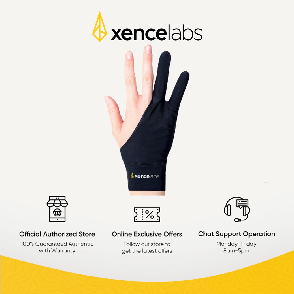 Xencelabs Drawing Glove, Material Polyester Fiber | Shopee Philippines