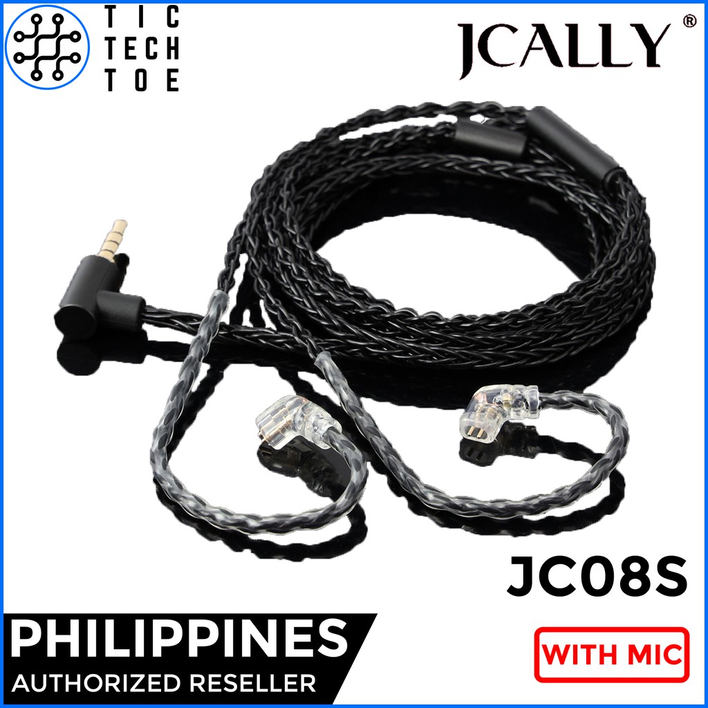 JCALLY JC08S 8-Core Braided Upgrade Cable with Mic | Shopee Philippines
