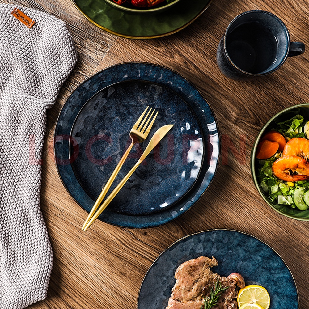 European Style Vintage Hotel Restaurant Dining Porcelain Tableware ...