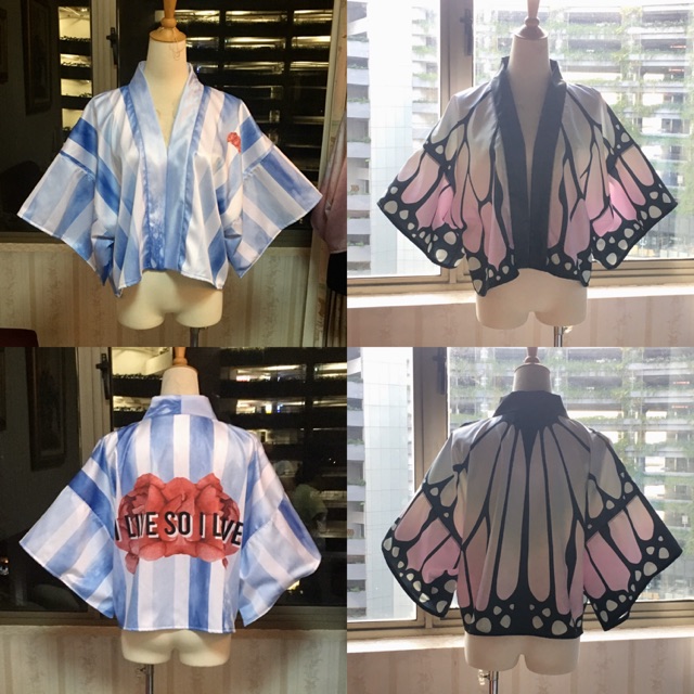 Sample Haori Trivia:LOVE RM BTS & Shinobu KNY kimetsu no yaiba | Shopee ...