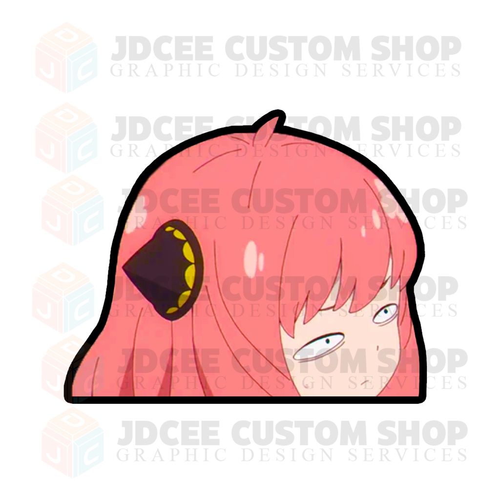 Anya Forger emotes | Spy x Family Character Waterproof Peeker Stickers ...