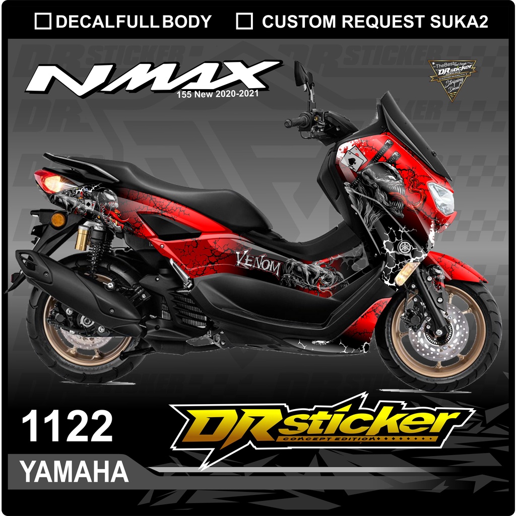 Decal Full Body Nmax New 2020 2021 Full Block - Dekal Nmax 155 New ...