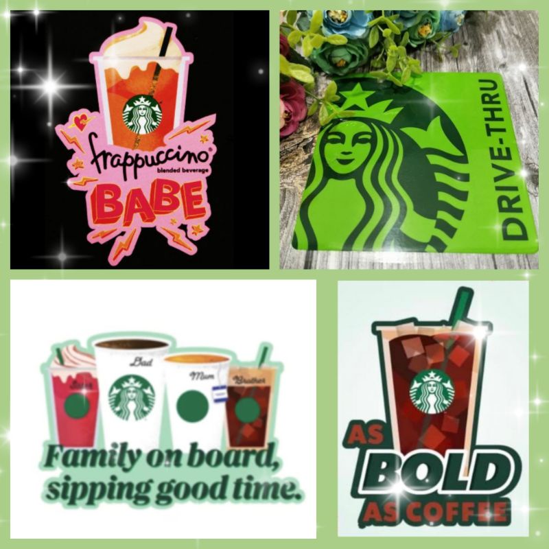Starbucks Drive Thru Sticker | Shopee Philippines