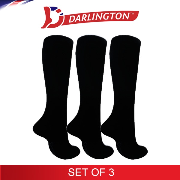 Darlington Kids’ Casual Cotton Knee-High Socks 780936 Black & White Set ...