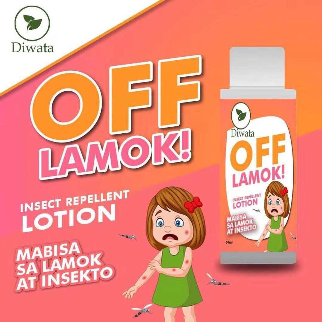 Authentic Diwata Off Lamok Insect Repellent Lotion 60ml | Shopee ...