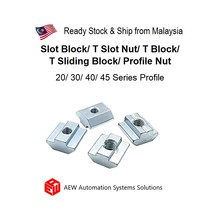 Slot Block/ T Sliding Block/ T Block/ Square Nut/ Profile Nut for 20/30 ...
