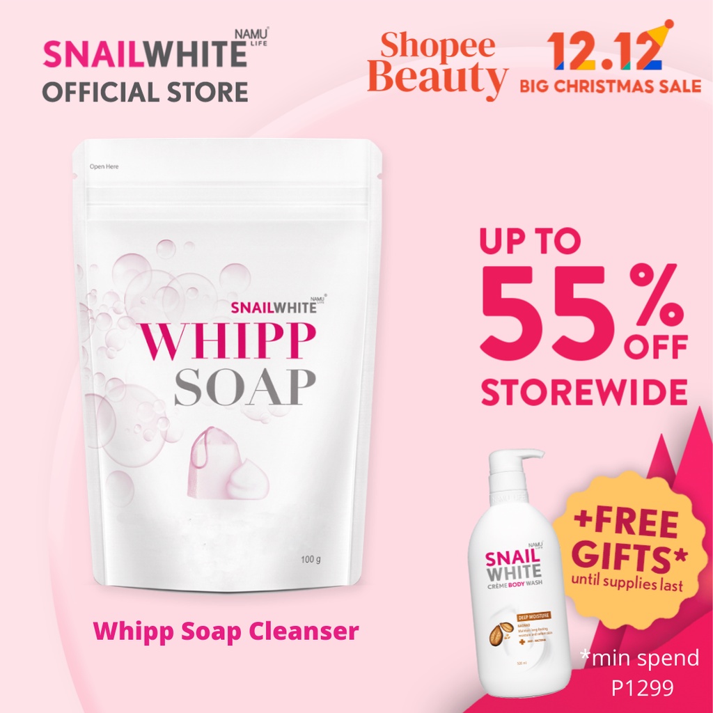 Health & Personal Care SNAILWHITE Whipp Soap 100g | Shopee Philippines