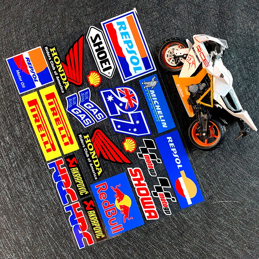 Honda Motorcycle Stickers Reflective Stickers REPSOL Sponsorship ...