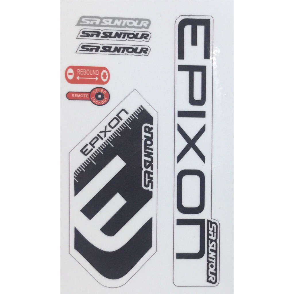Epixon sr suntour ( Fork Decals / Bike sticker fork with gloss laminate ...