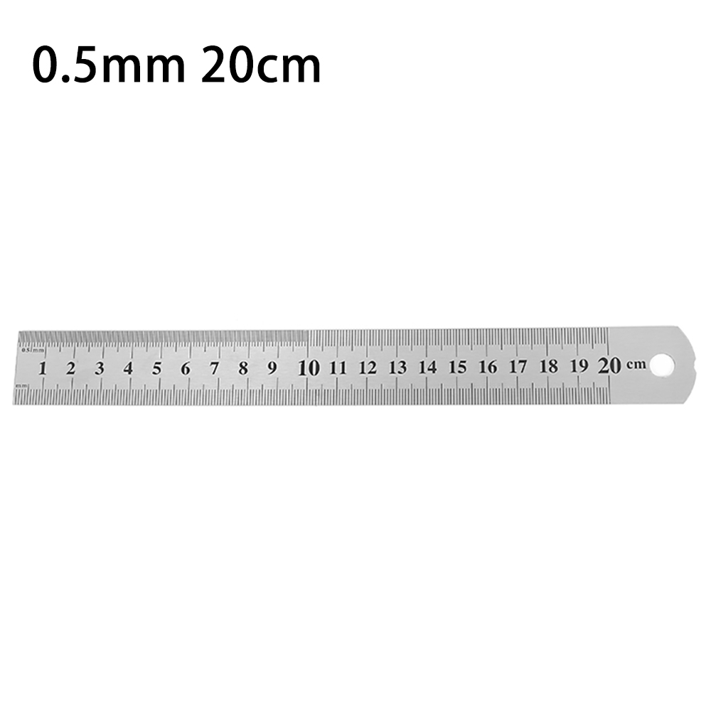 St.kunkka Stainless Steel Measuring Scale Ruler Precision Double Sided ...