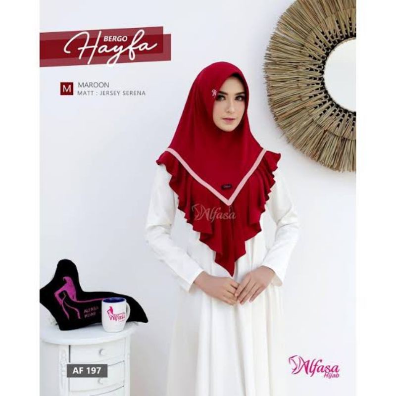 Hayfa MOM ALFASA HIJAB MARON | Shopee Philippines