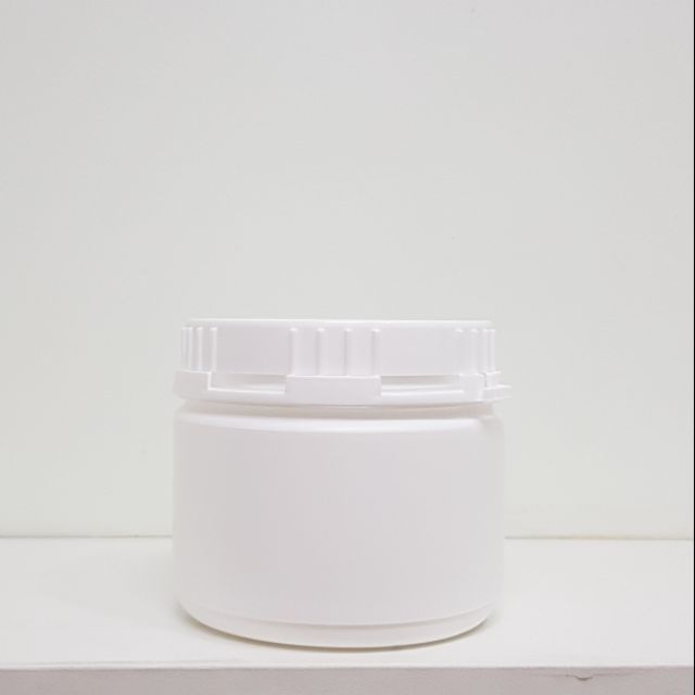 Plastic HDPE 500g Tub Jar Tamperproof Screw Cap Mayo Sauce Cream Wide ...