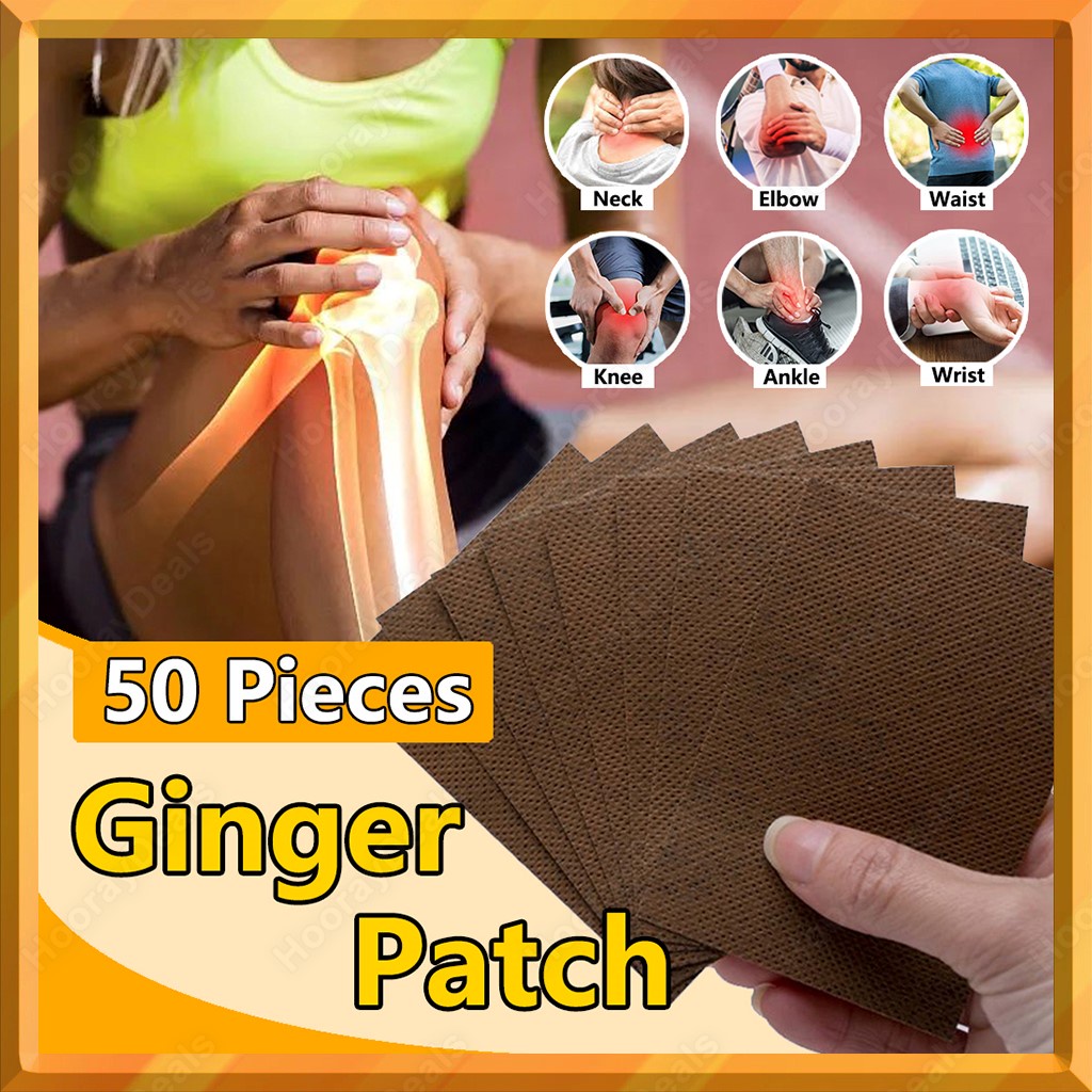 50Pcs Herbal Ginger Patch - Health Care for Promote Blood Circulation ...