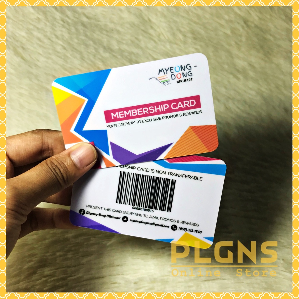 5pcs PVC ID | LAMINATED ID | PAPER CARD business cards loyalty VIP Card ...