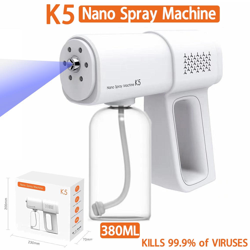 TOP K5 Wireless Nano Atomizer spray Disinfection spray Gun Sanitizer ...