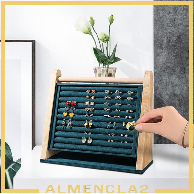 [Almencla2] Vertical Jewelry Display Holder Rings Organizer Store ...