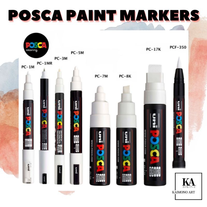 Uni Posca Paint Markers, Original from Japan | Shopee Philippines