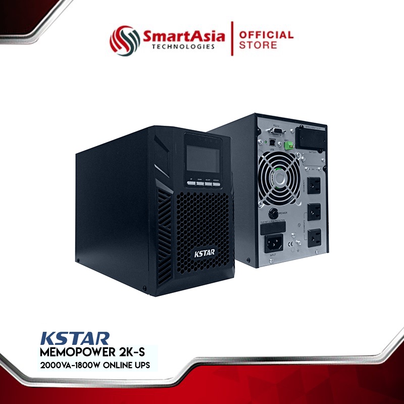 KStar On-line UPS 1000VA-900W Uninterruptible Power Supply, MP 1k S, Double Conversion | Shopee ...
