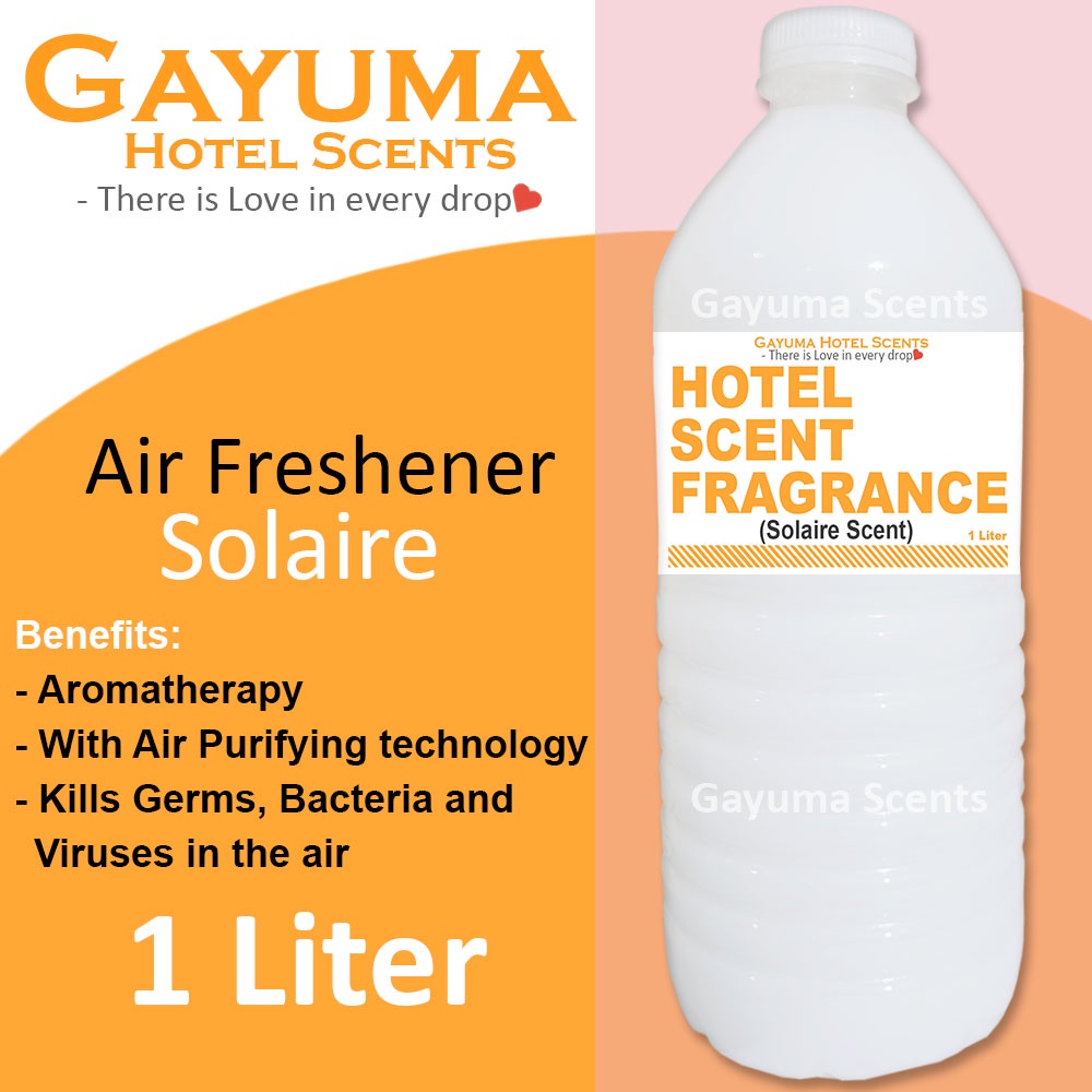 Gayuma SOLAIRE 1 Liter Premium Hotel Scents for Humidifier Diffuser ...