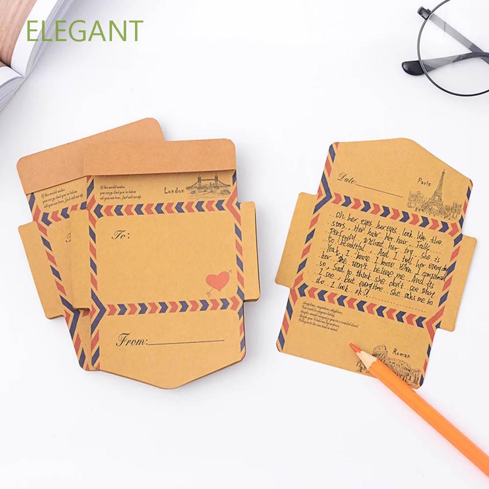 ELEGANT Creative Memo Pad School Office Supply Writing Pads Envelope 45 ...