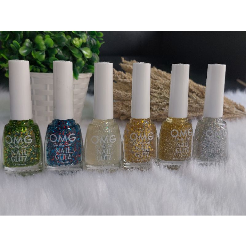new COLOR of OMG nail polish *NAIL GLITZ COLLECTION*6shades availabble ...