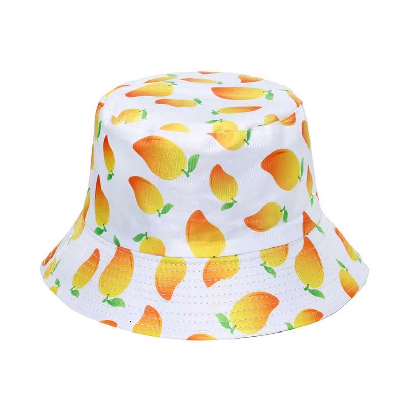 RAINBOWCO Fruit Bucket Hat Unisex Fashion Korean Waway Hat For Men And ...