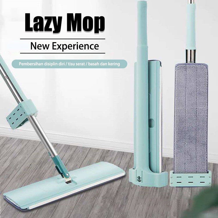 Lighting8 Lazy Mop Household Mopping HAnd Wash Mop Wet and Dry & floor ...