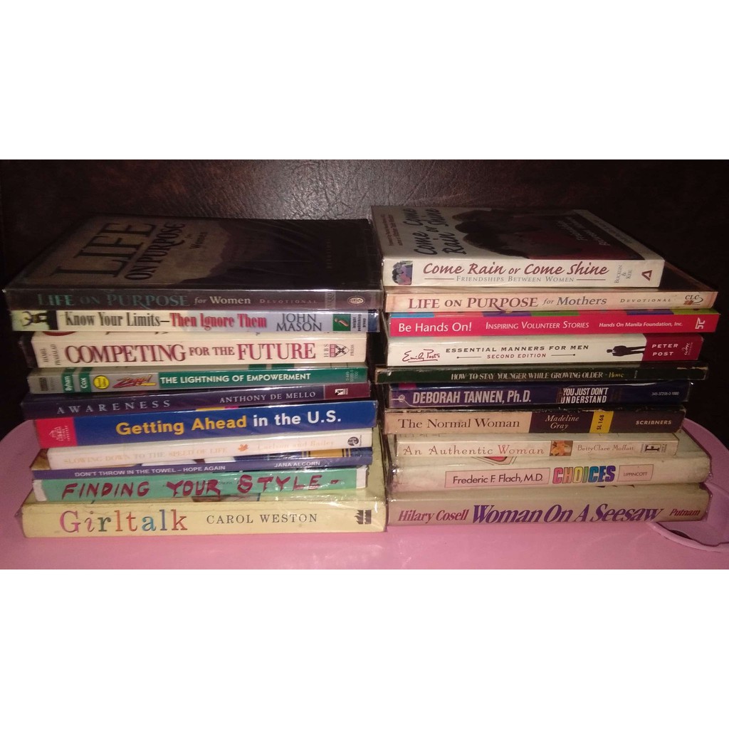 Inspirational/Motivational Set 1 (Softbound/Hardbound, Preloved ...