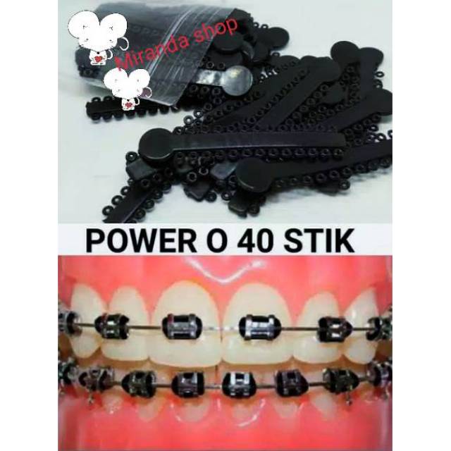 Rubber Stirrup power motif O. 1 pack = 40 pcs | Shopee Philippines