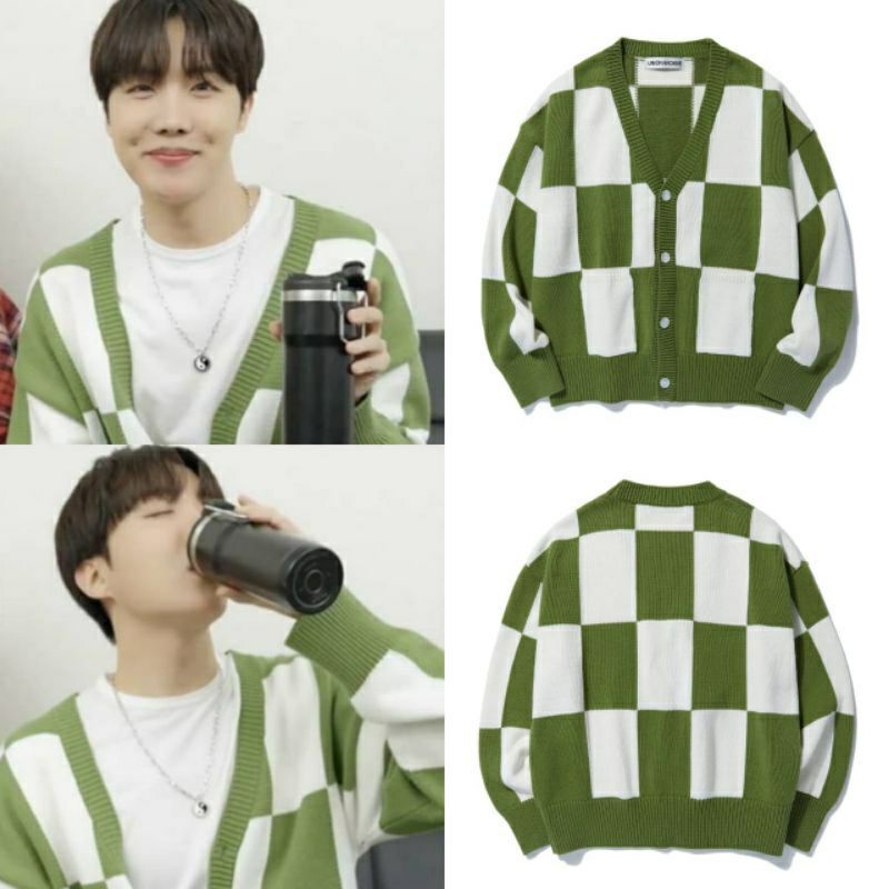 Cardigan BTS Knit Oversized Korean | Shopee Philippines