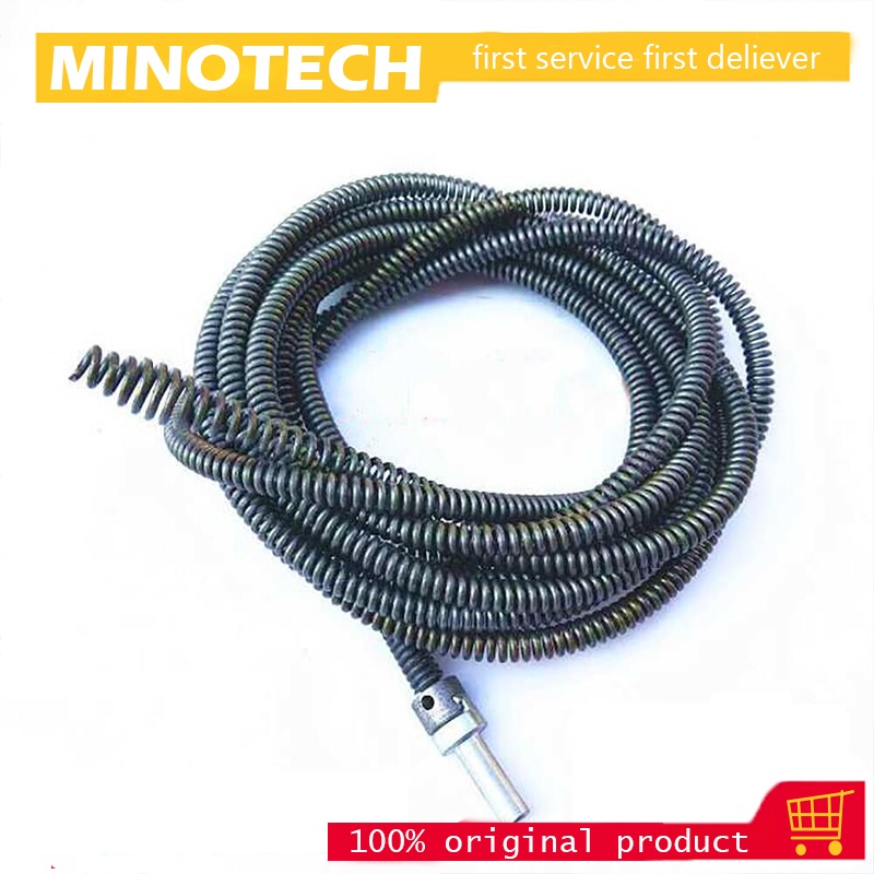 5m Sewer Dredging Spring Electric Drill Drain Cleaner Machine Extension ...