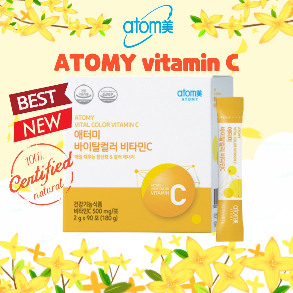 Atomy Vitamin C Atomy Vital Color food vitamin C 500mg (2g x 90 sticks ...